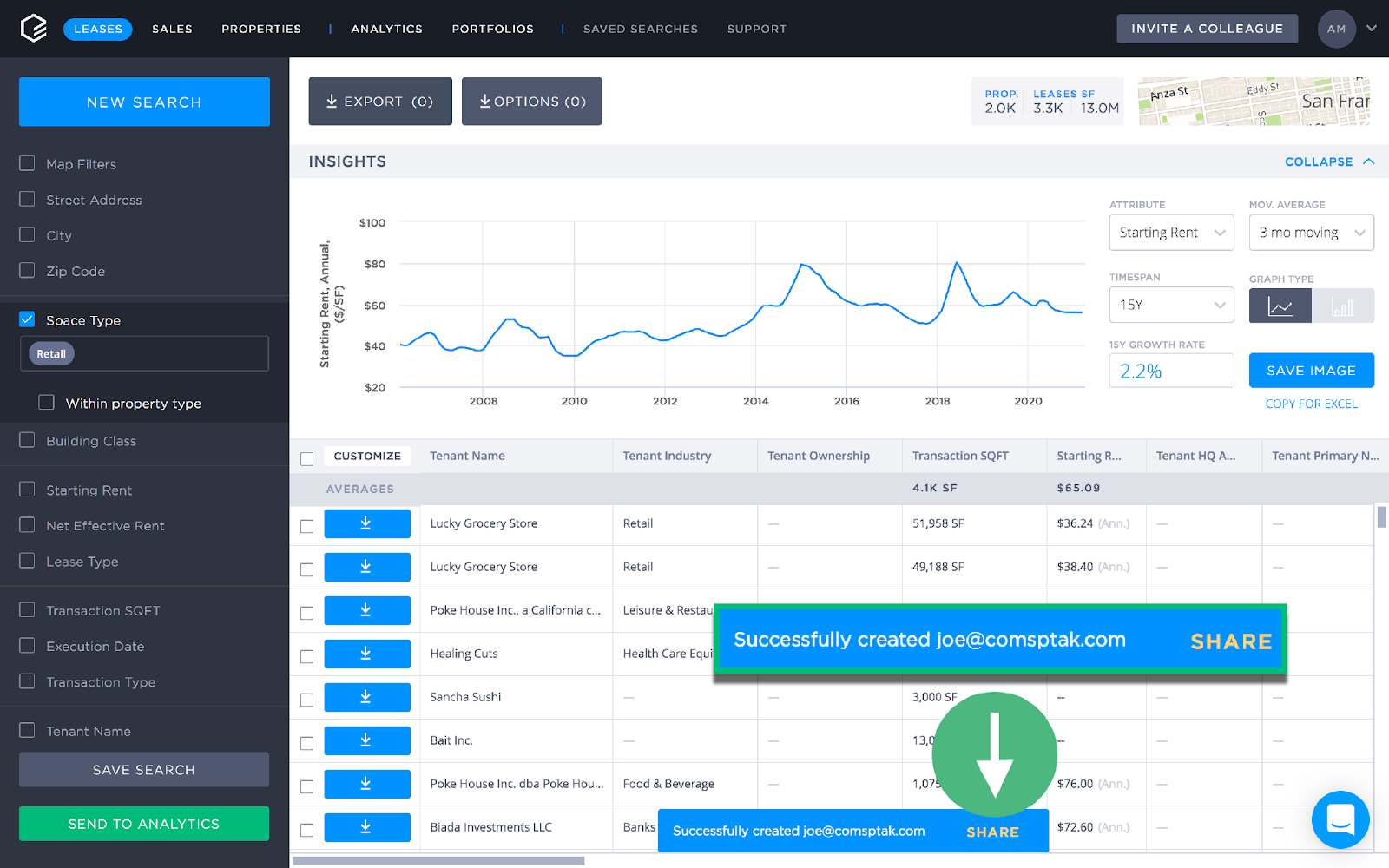 Collaborating with your team – CompStak Enterprise Support